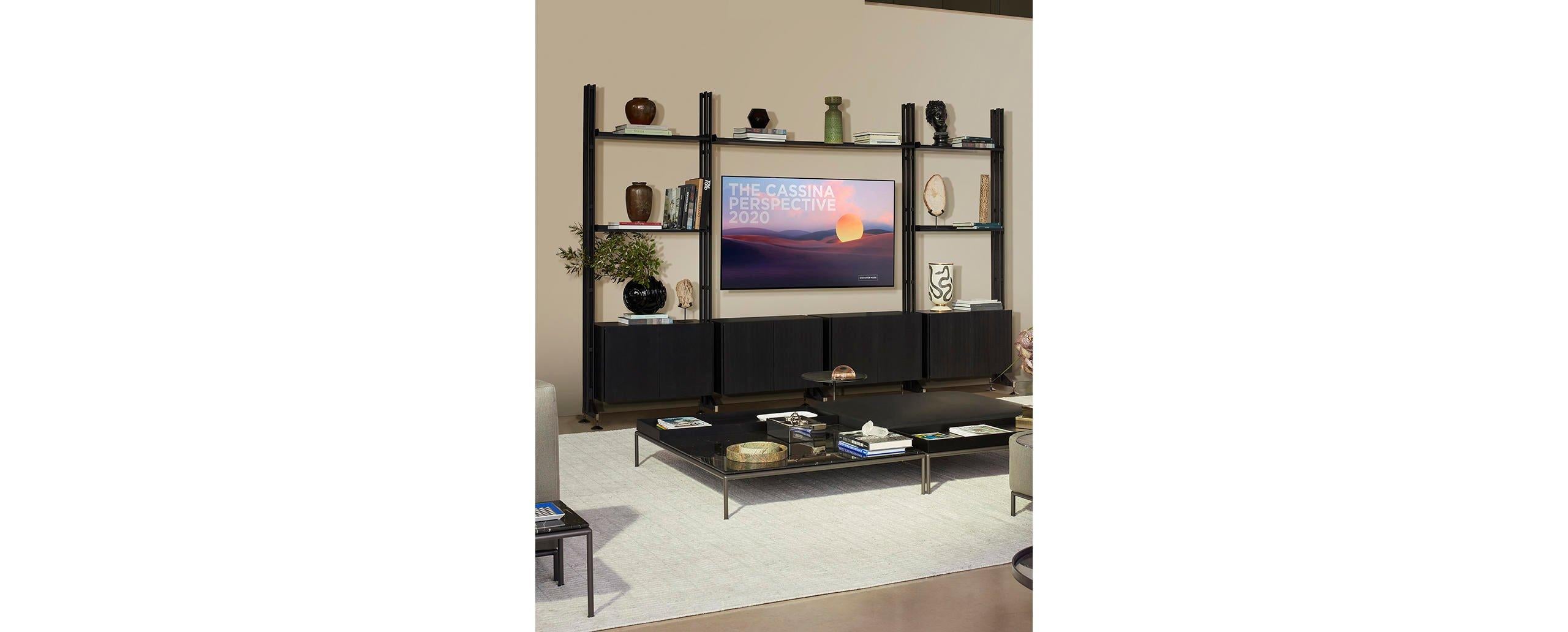 Franco Albini Infinito Wall Modular System Bookcase by Cassina For Sale ...
