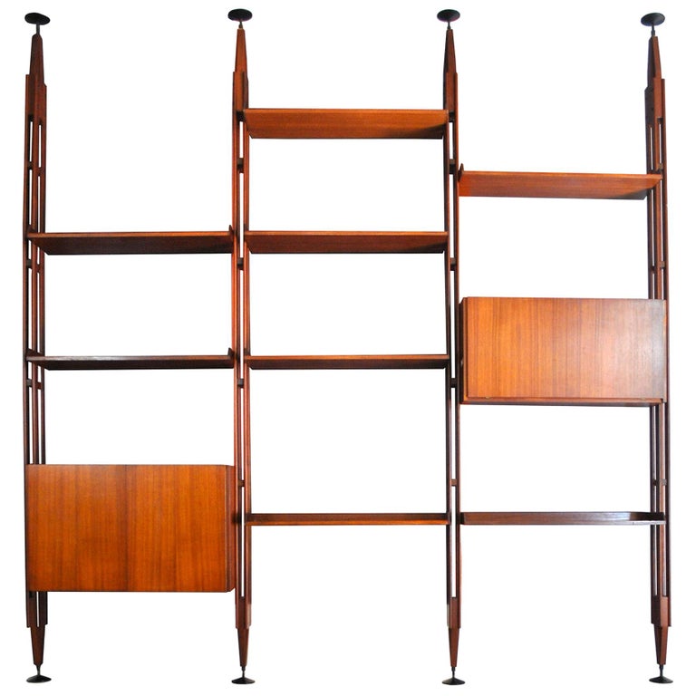 Franco Albini Italian Midcentury Bookcase Model LB7 at 1stDibs