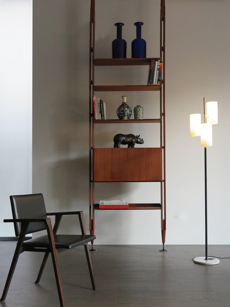 Franco Albini Italian Midcentury Wood Bookcase LB7 for Poggi, 1950s at ...