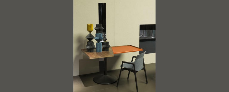 Franco Albini Table 840 Stadera Wood and Steel by Cassina For Sale at ...