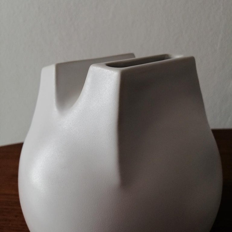 Franco Bucci Italian Big Gres Vase "Vaso a due bocche", 1970s For Sale ...
