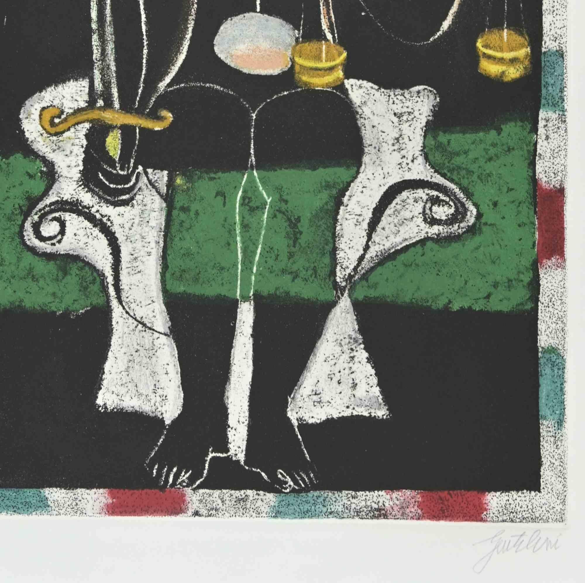 Franco Gentilini - The Justice - Etching and Aquatint by Franco ...