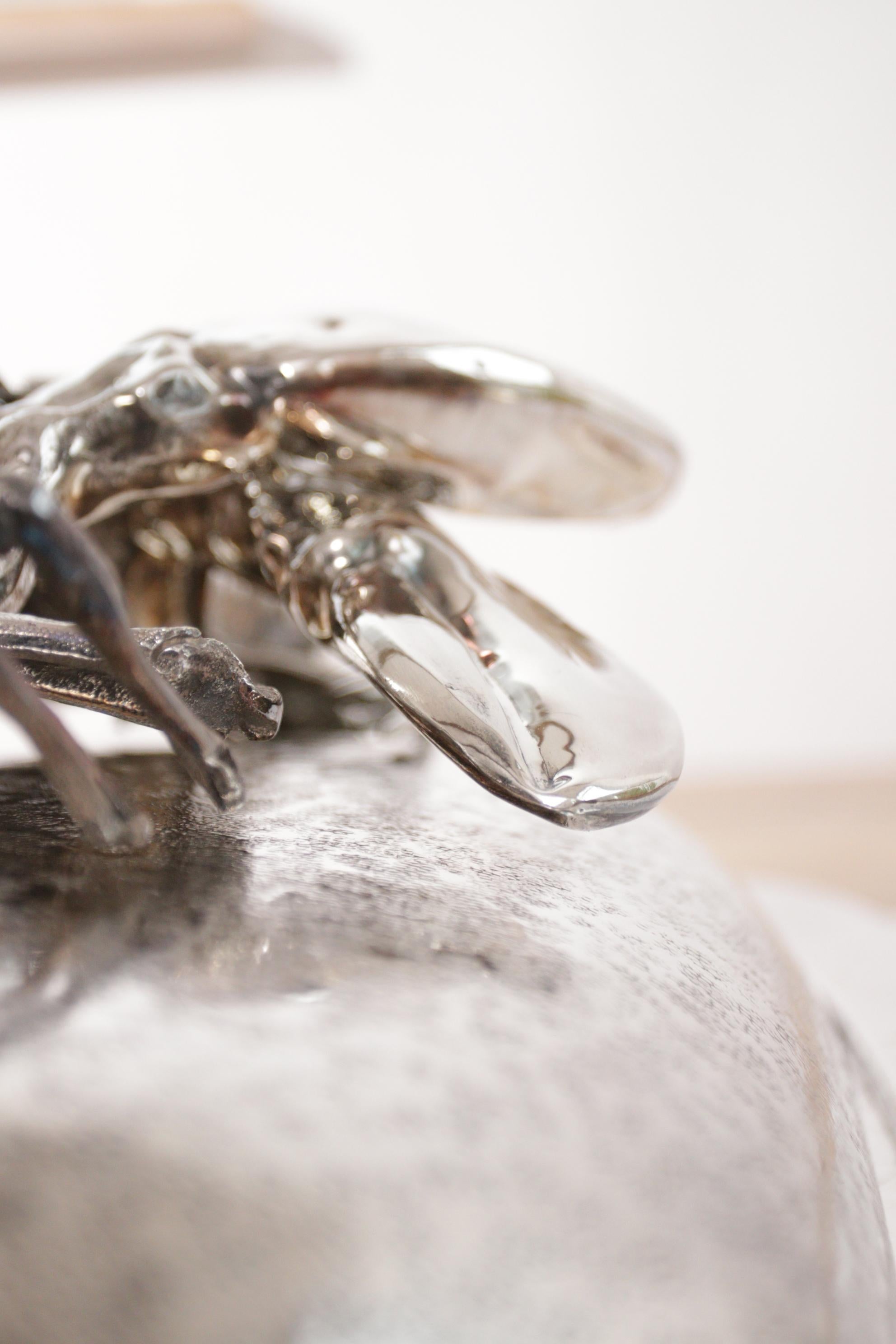 Franco Lapini King Size Lobsters Dish Silver Plate, circa 1970 For Sale ...