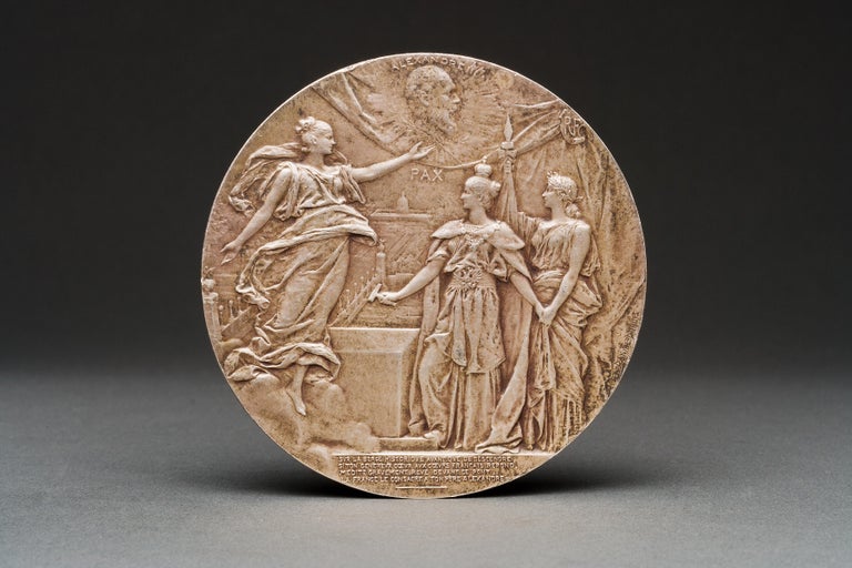 Franco-Russian Alexander III Commemorative Medallion, 1896 For Sale at ...