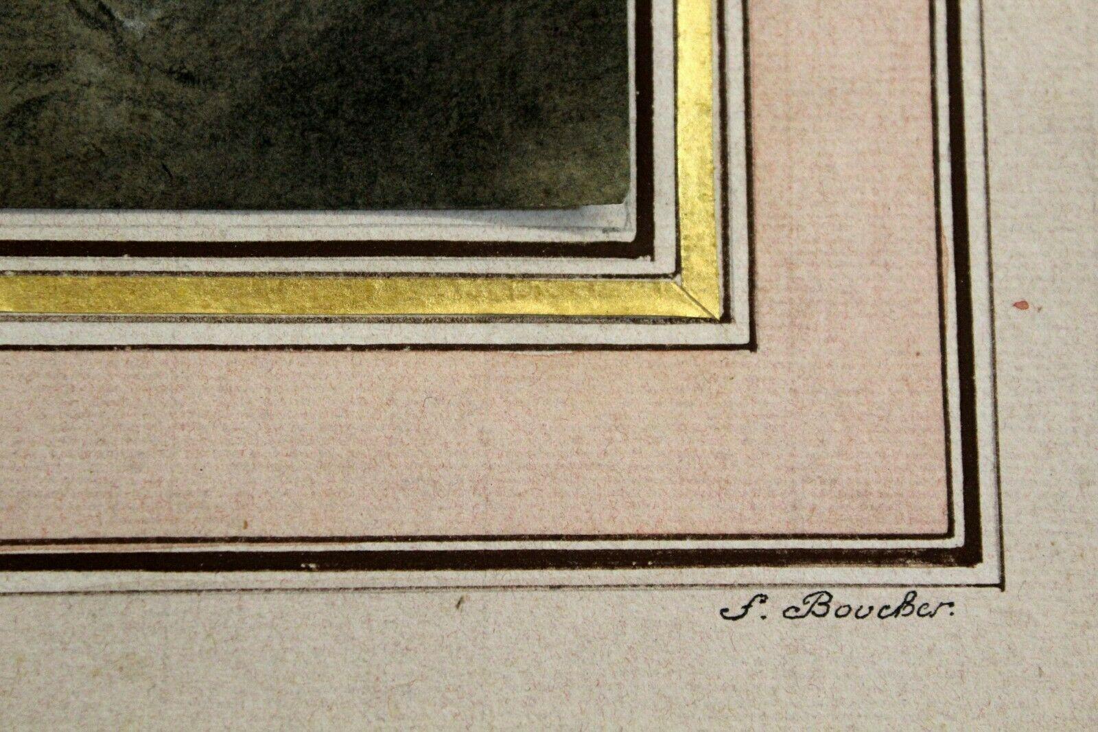 Francois Boucher Woman with Dog Original Drawing For Sale at 1stDibs