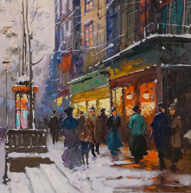 Francois Gerome - La Porte de St. Martin, Paris For Sale at 1stDibs