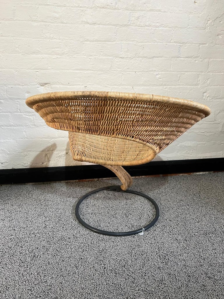 François Liguori 'Zest' Lounge Chairs - Wicker/Rattan Original - 1988 ...