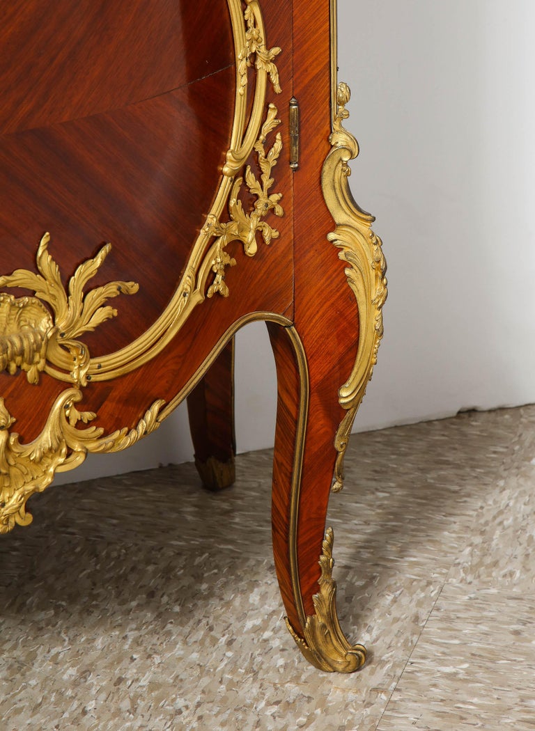 Francois Linke, an Exceptional French Ormolu-Mounted Kingwood Vitrine ...