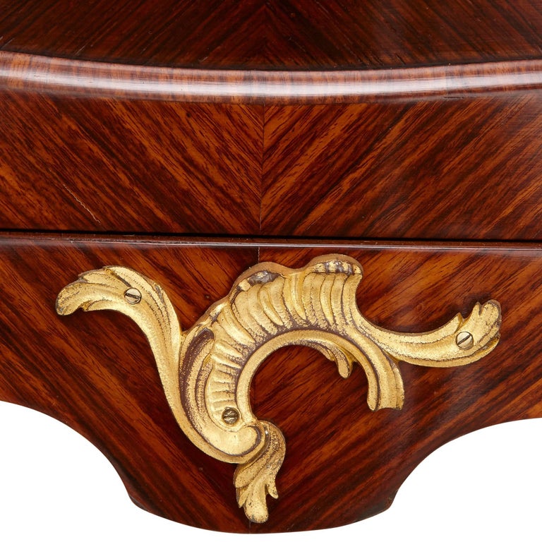 Francois Linke Marble, Gilt Bronze and Kingwood Side Cabinet at 1stDibs