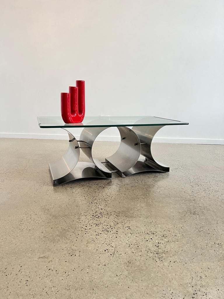 Francois Monnet for Kappa Coffee Table 1970s For Sale at 1stDibs