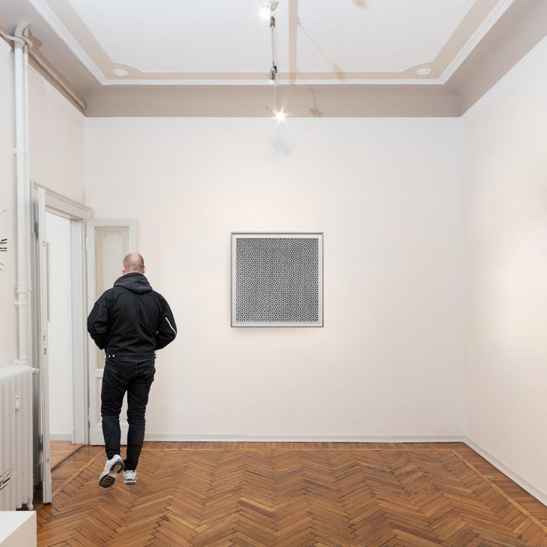 Francois Morellet - Trame, abstraction, decoration, grey, screenprint ...