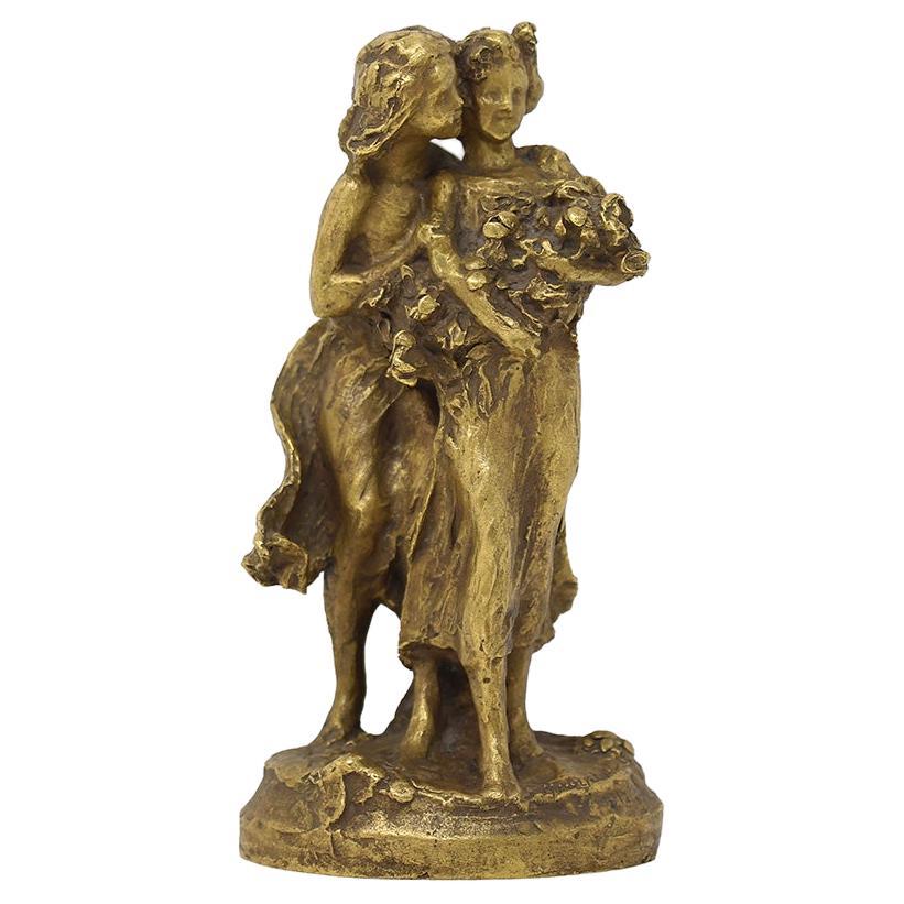 Early 20th Century French Art Nouveau Sculpture "La Mer" by, Raoul ...