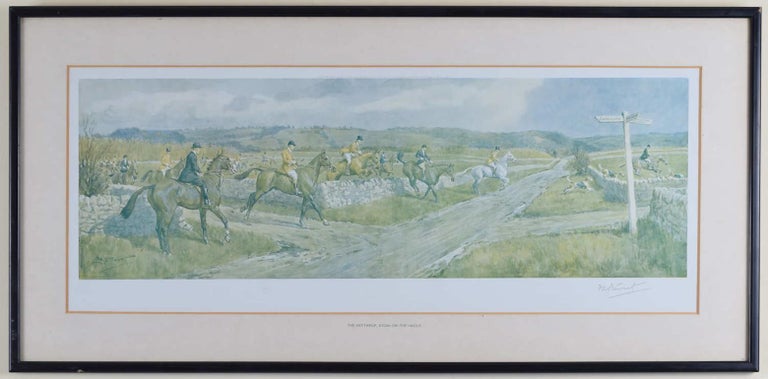 Frank Algernon Stewart - F A Stewart The Heythrop Hunt at Stow on the ...
