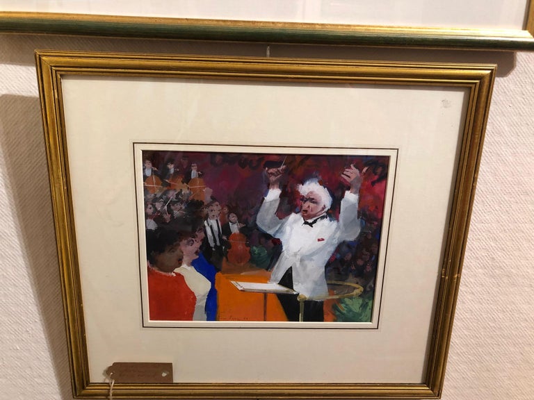 frank archer - Leonard Bernstein conducting his Orchestra For Sale at ...