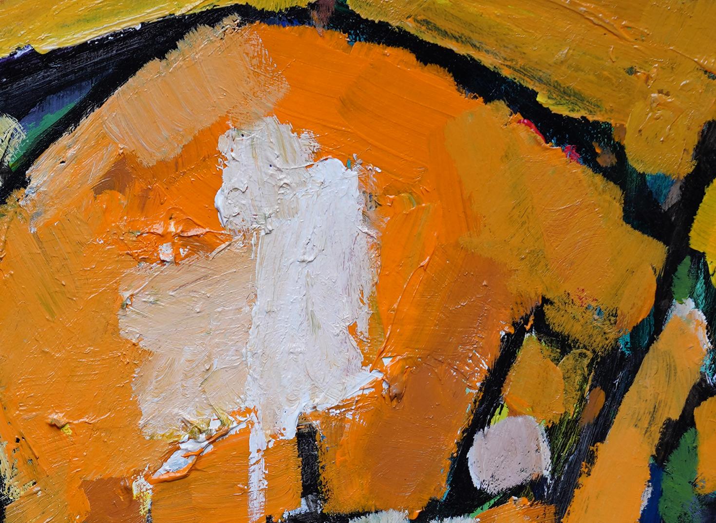 Frank Avray Wilson - Abstract 1983 - Green Yellow - British 20th ...