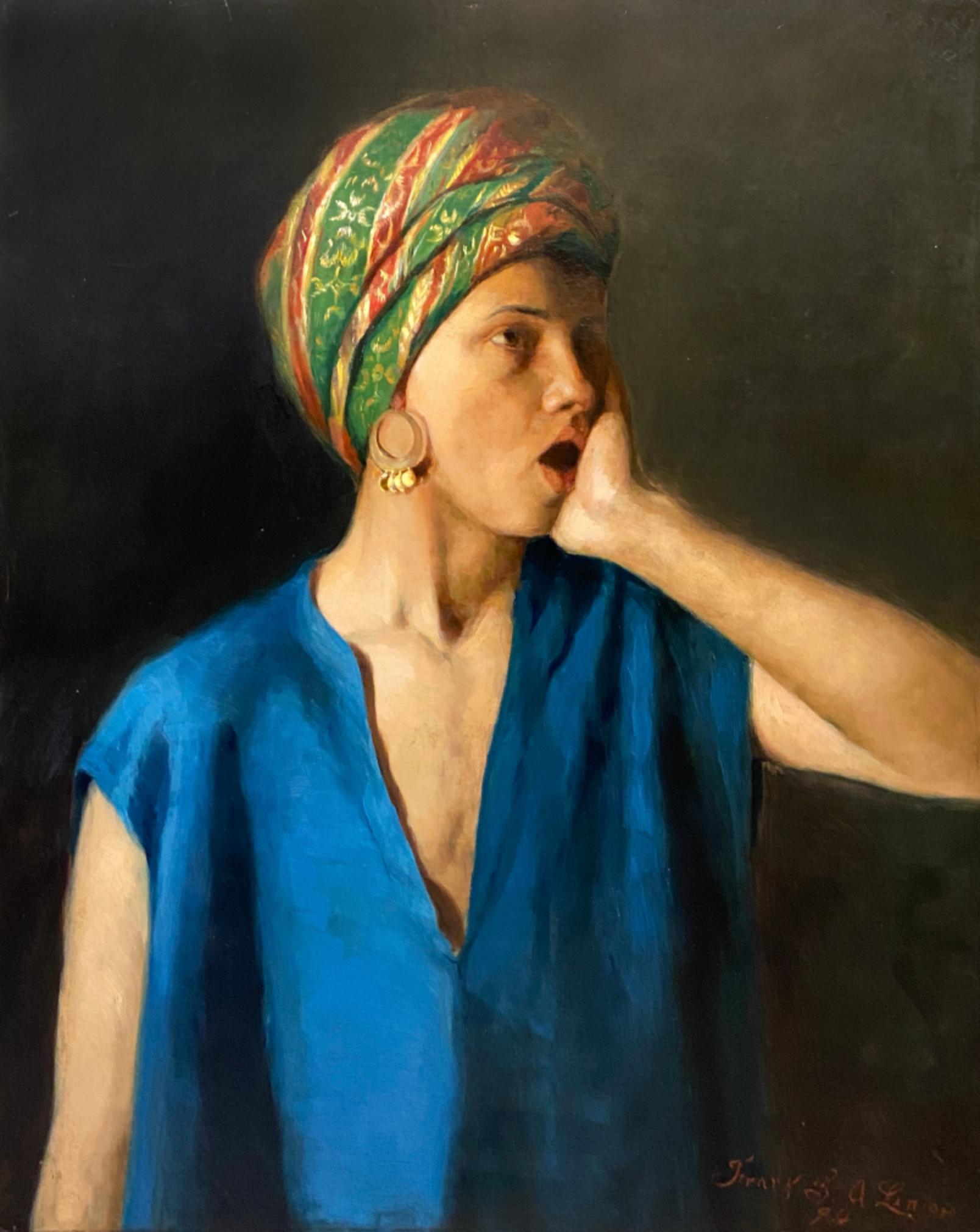 Frank Benton Ashley Linton - Cairo Camel Driver, 1894 Orientalist Oil ...