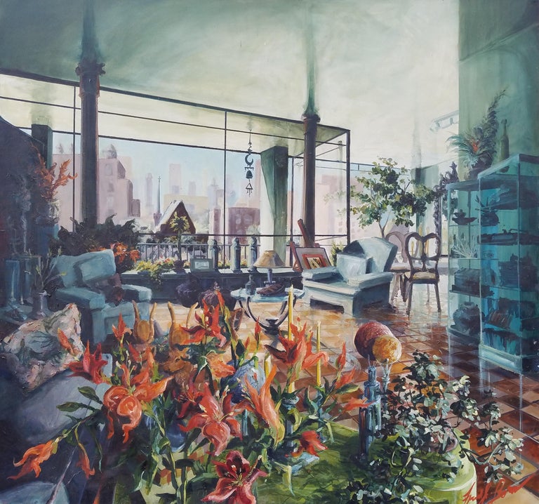 Frank Boros - "Tuesday - 8 O'clock," Frank Boros, View of Manhattan ...