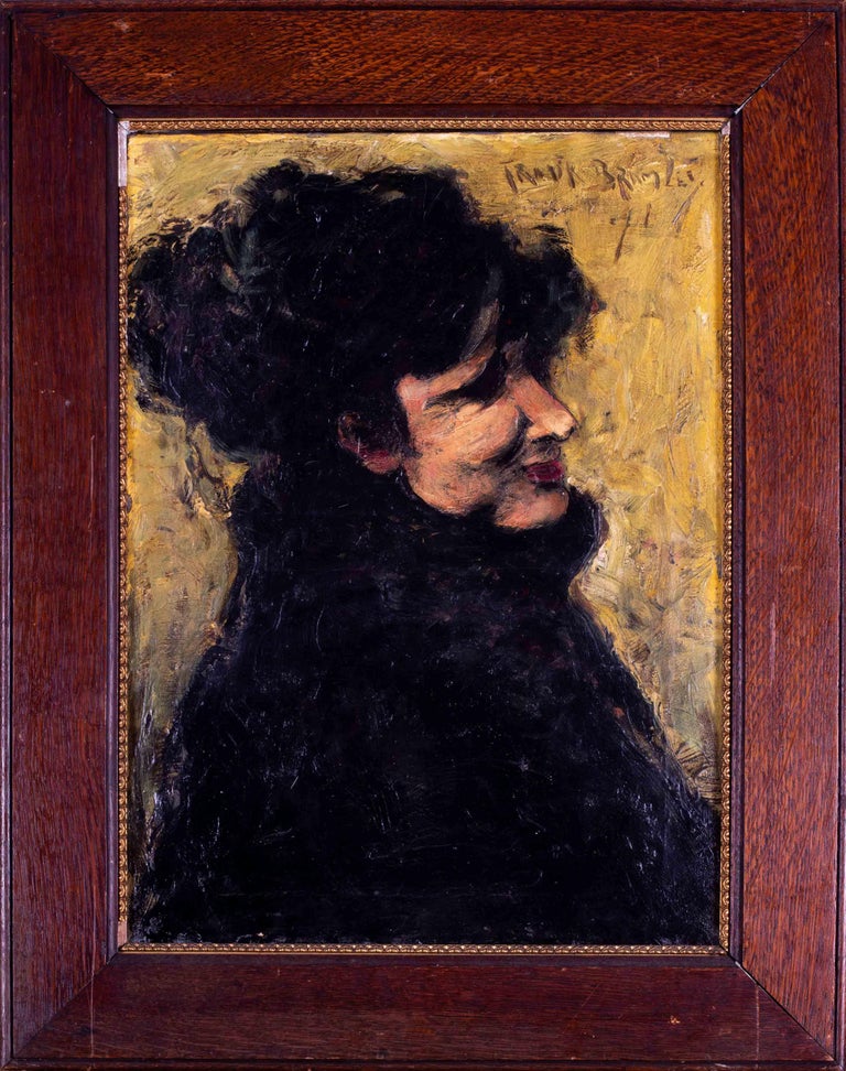 Frank Bramley RA - British early 20th Century expressionist portrait of ...