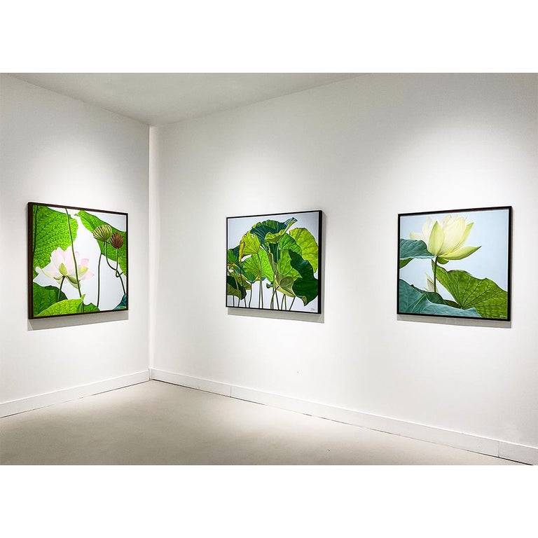 Frank DePietro - Lotus No. 65 (Photo-Realist Still Life Painting of ...