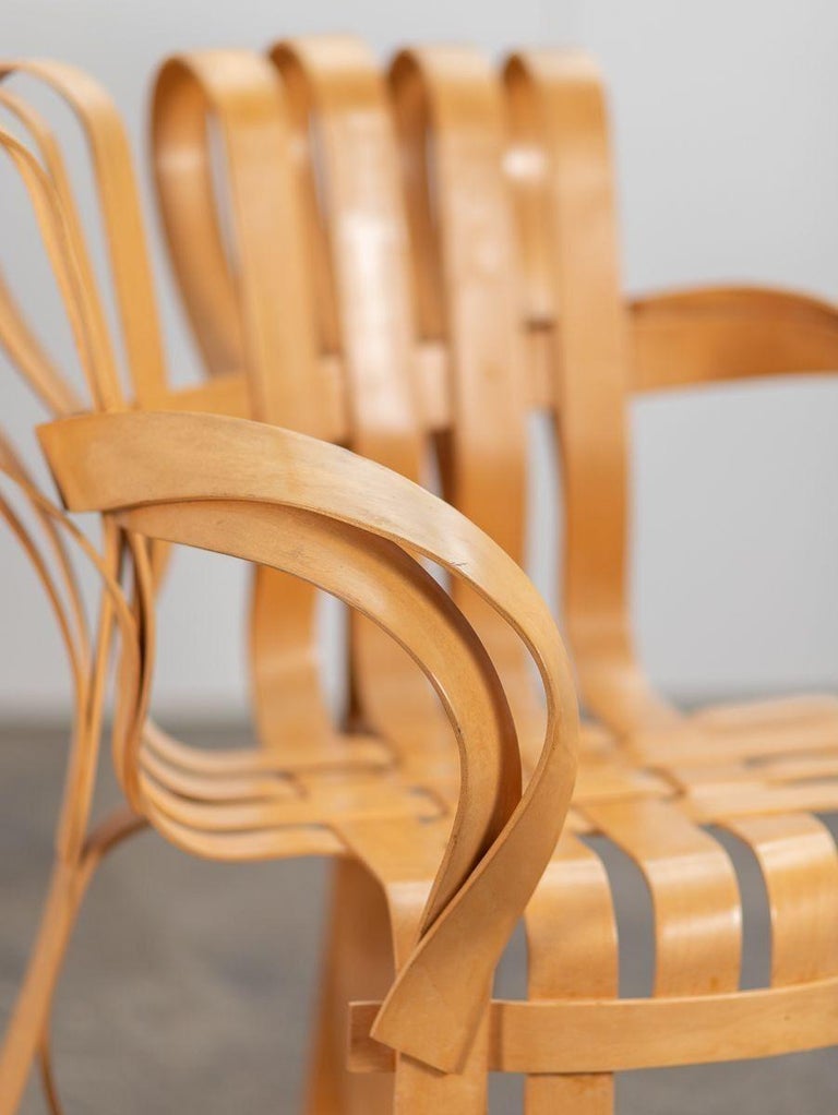 Frank Gehry Cross Check Armchairs For Sale at 1stDibs