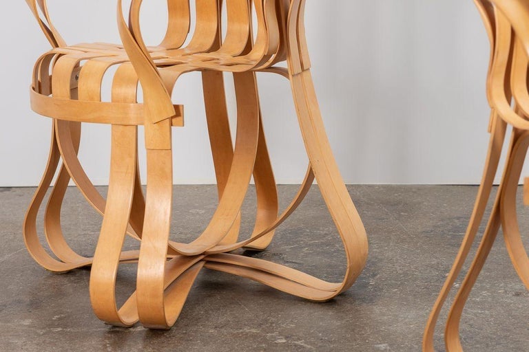 Frank Gehry Cross Check Armchairs For Sale at 1stDibs