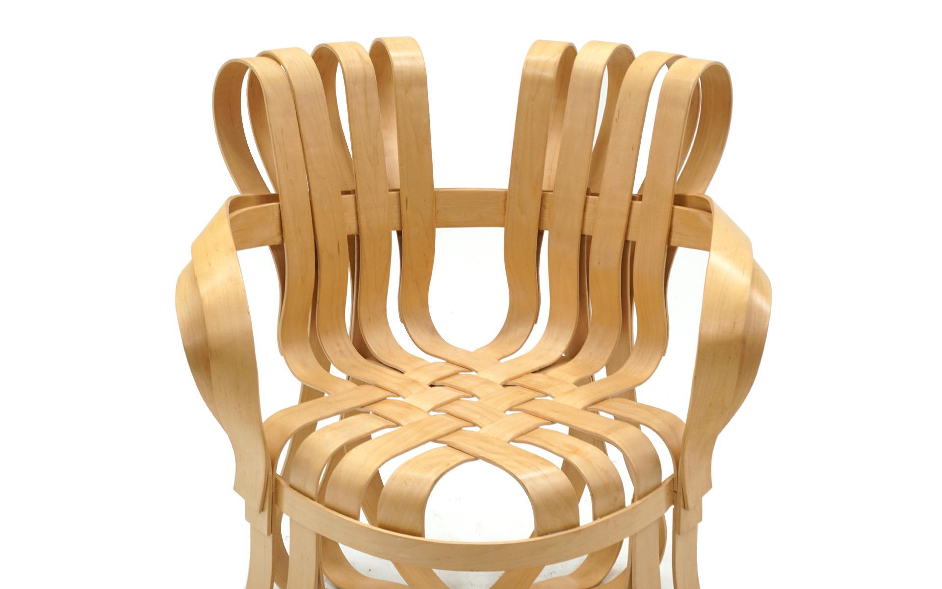 Frank Gehry Cross Check Chair for Knoll, Signed, Immaculate Condition ...
