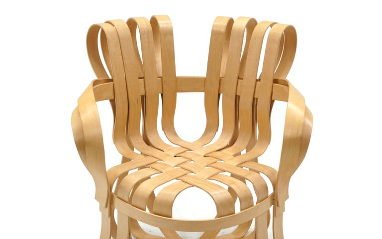 Frank Gehry Cross Check Chair for Knoll, Signed, Immaculate Condition ...