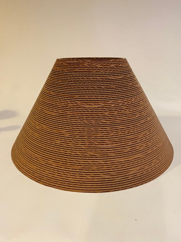 Frank Gehry Easy Edges Corrugated Cardboard Table Lamp Shade For Sale ...