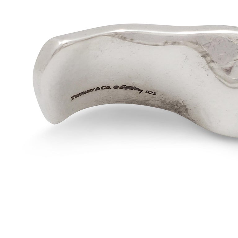 Frank Gehry for Tiffany and Co. 'Equus' Silver Cuff Bracelet For Sale ...