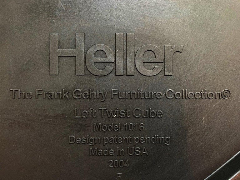 Frank Gehry Left Twist Cube by Frank Gehry for Heller at 1stDibs ...
