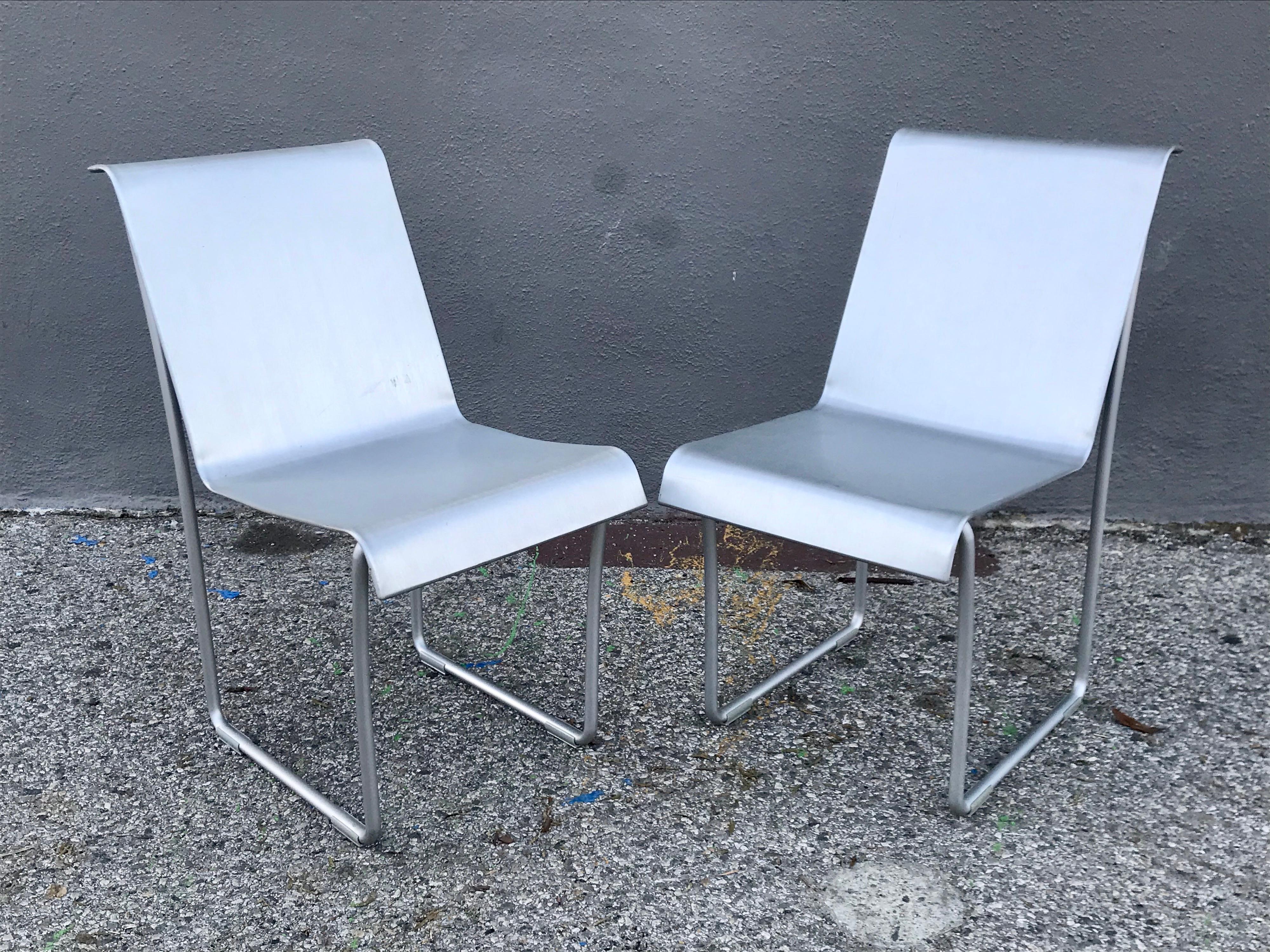 Frank Gehry 'Superlight' Aluminum Chairs at 1stDibs
