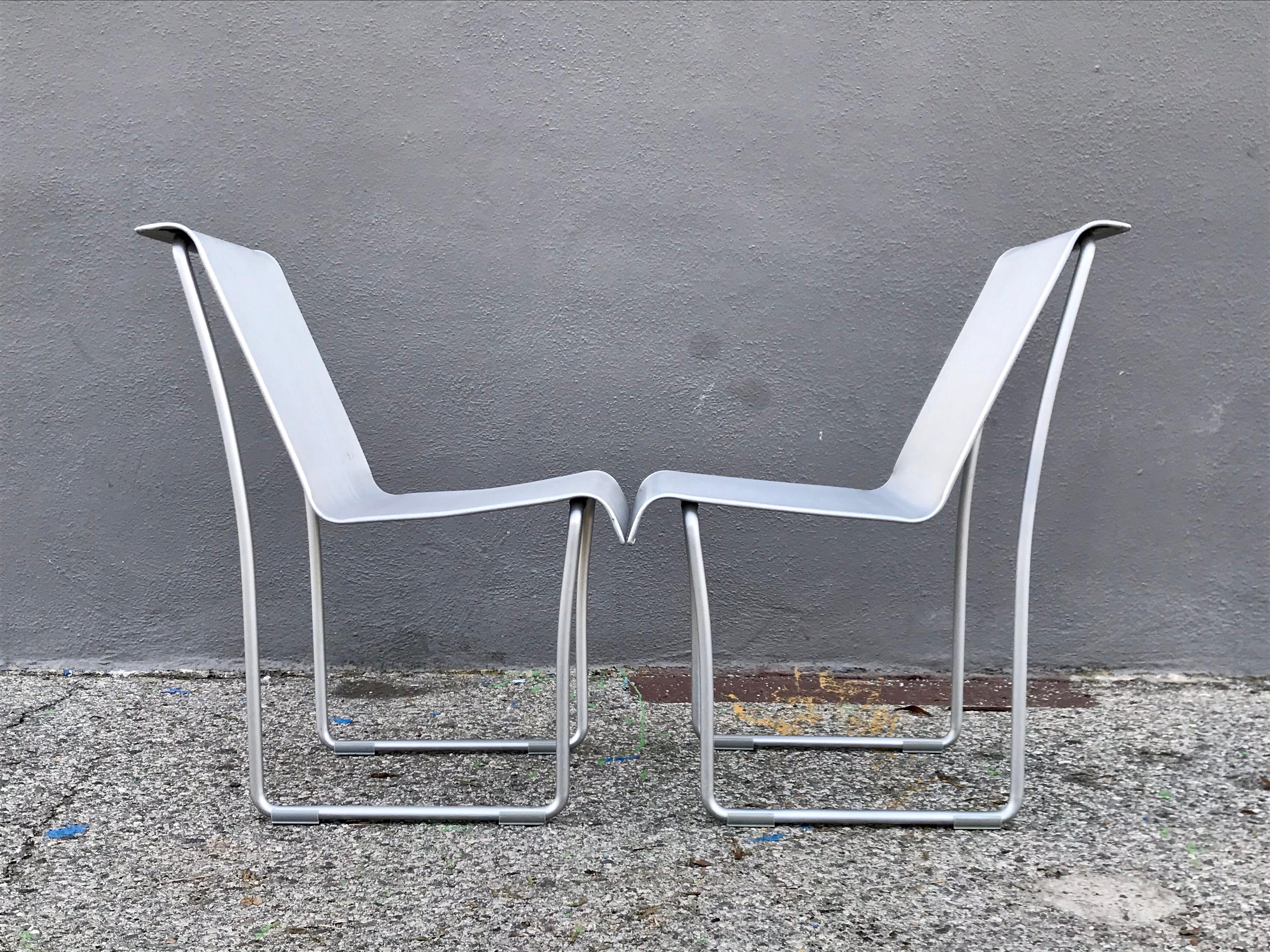 Frank Gehry 'Superlight' Aluminum Chairs at 1stDibs