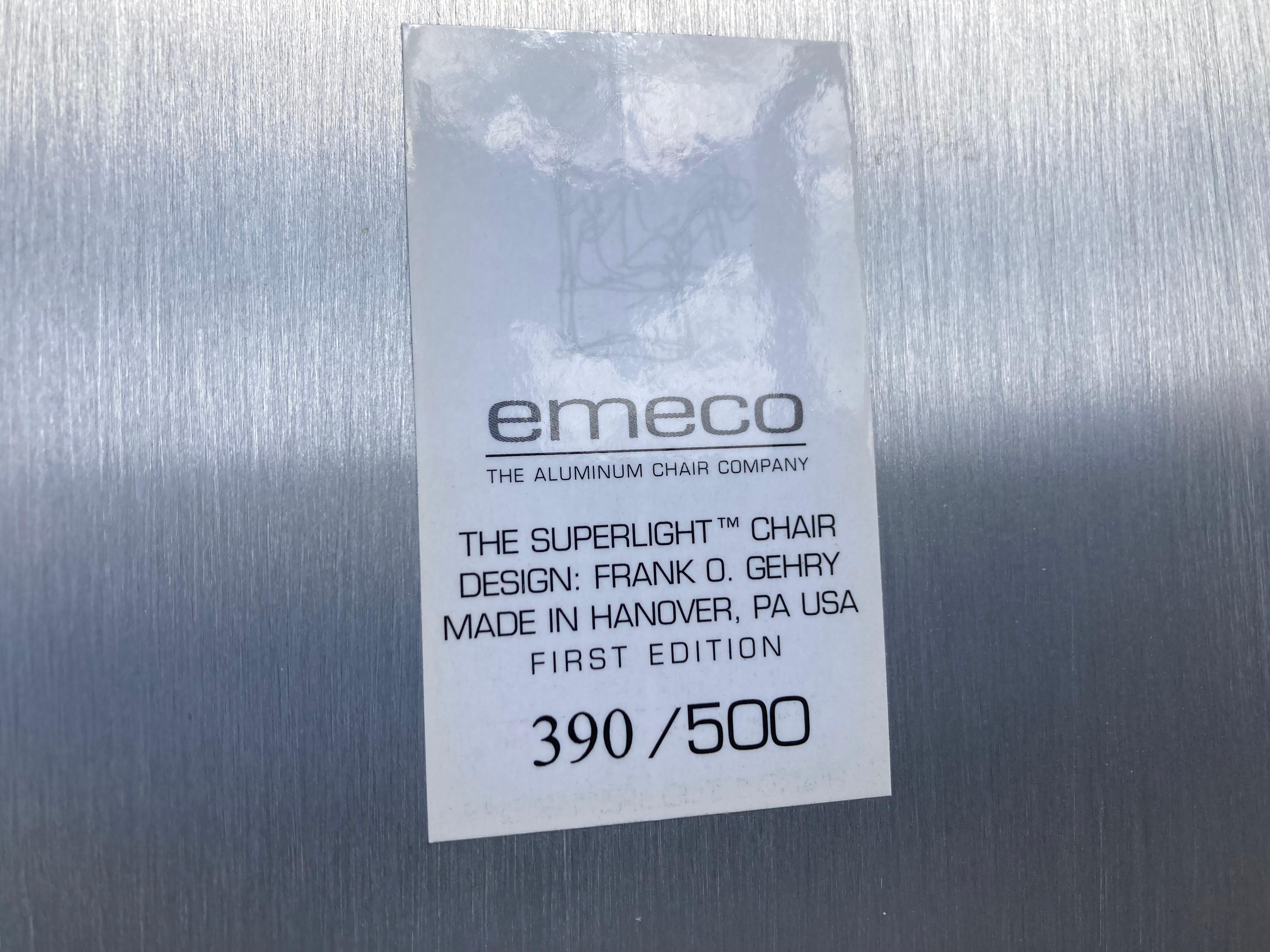 Frank Gehry Superlite Chairs by Emeco First Edition at 1stDibs