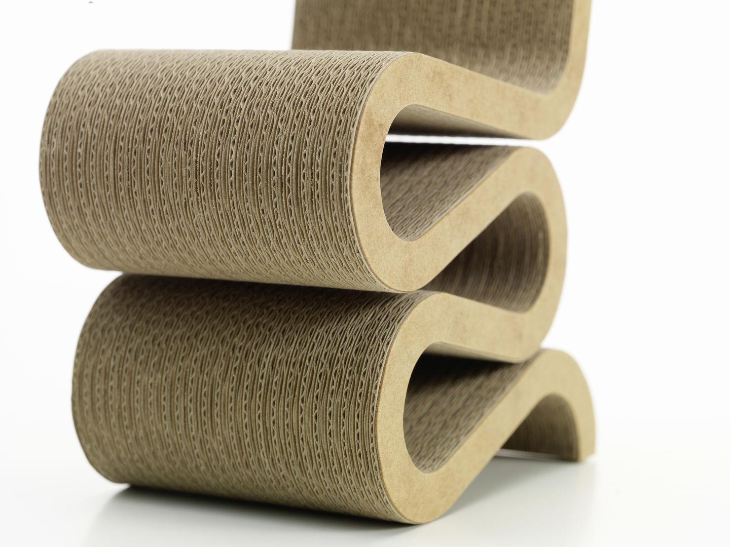 Frank Gehry Wiggle Chair in Cardboard by Vitra For Sale at 1stDibs