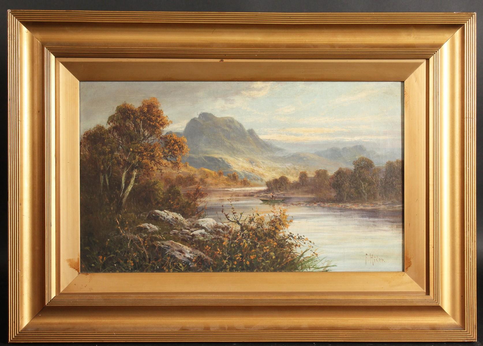 Frank Hider - Antique Scottish Highland River Landscape Signed Oil ...