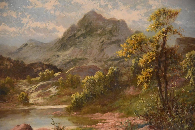 Frank Hider - Oil Painting by Frank Hider "Scene in North Wales" For ...