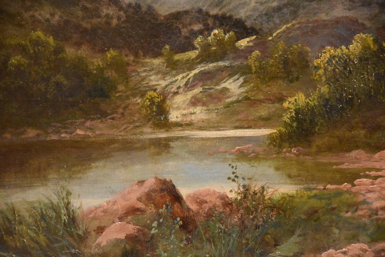 Frank Hider - Oil Painting by Frank Hider "Scene in North Wales" For ...