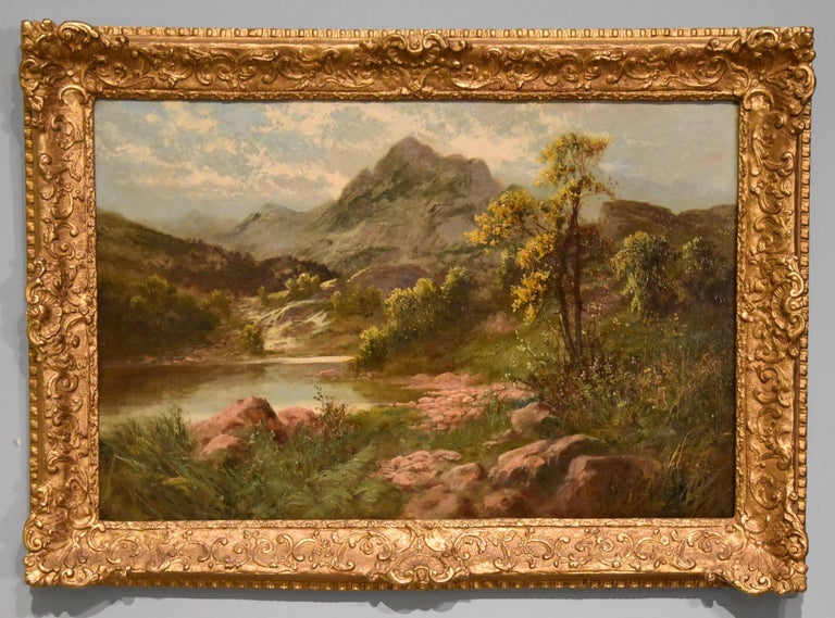 Frank Hider - Oil Painting by Frank Hider "Scene in North Wales" For ...