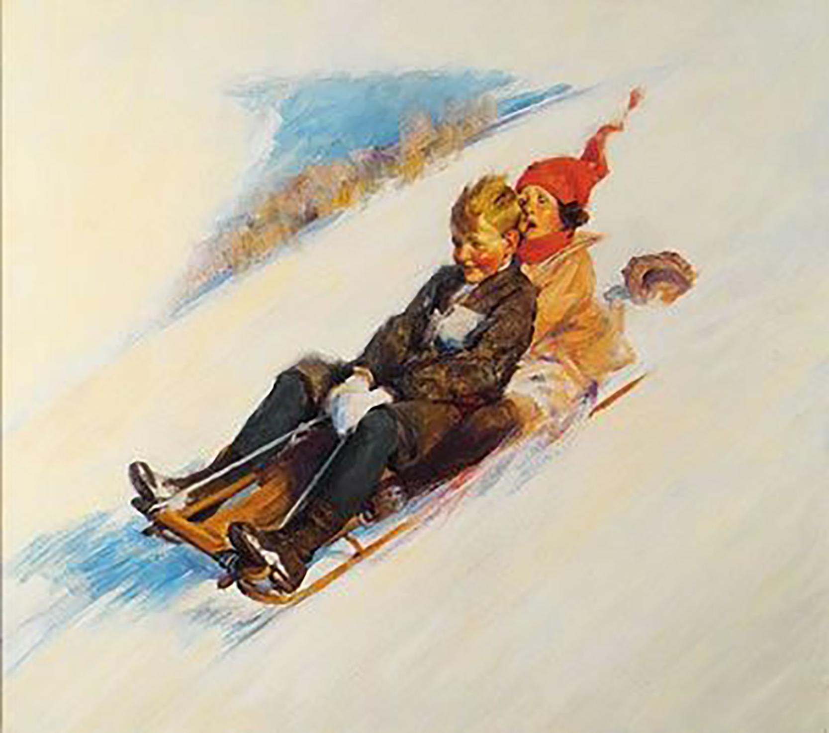 Samuel Joseph Brown - Stop and Go, The Elks Magazine Cover For Sale at ...