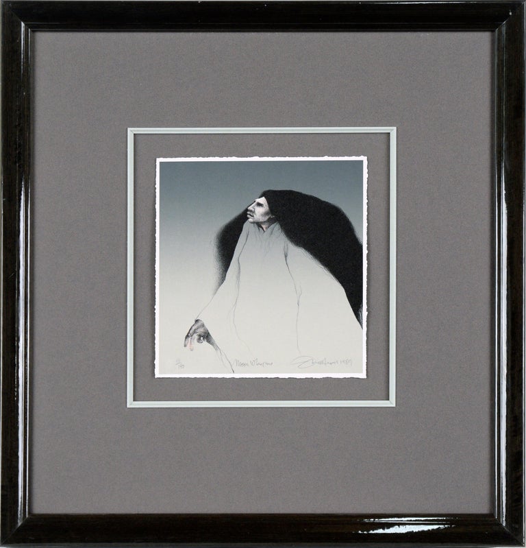 Frank Howell - "Moon Whispers" - Portrait of a Native American at Night ...