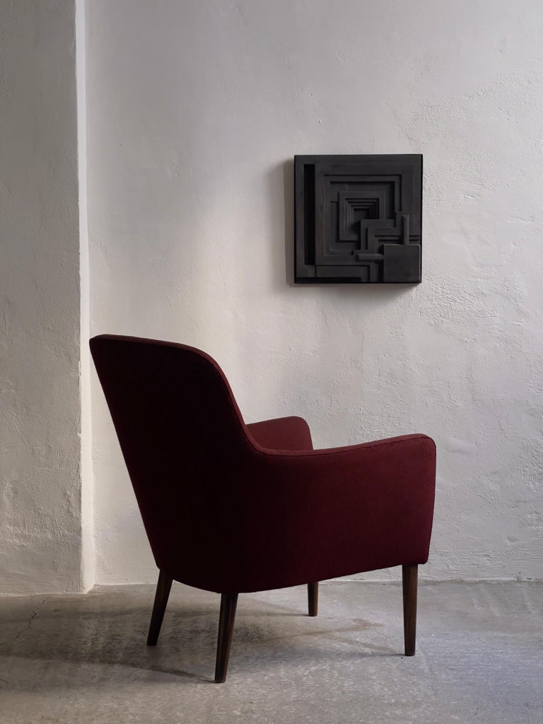 Frank Lloyd Wright 1970 Relief in Solid Cast Dark Grey Concrete and ...