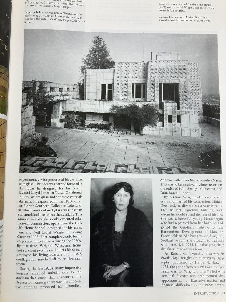 Frank Lloyd Wright American Architect of the Twentieth Century Book 1st ...