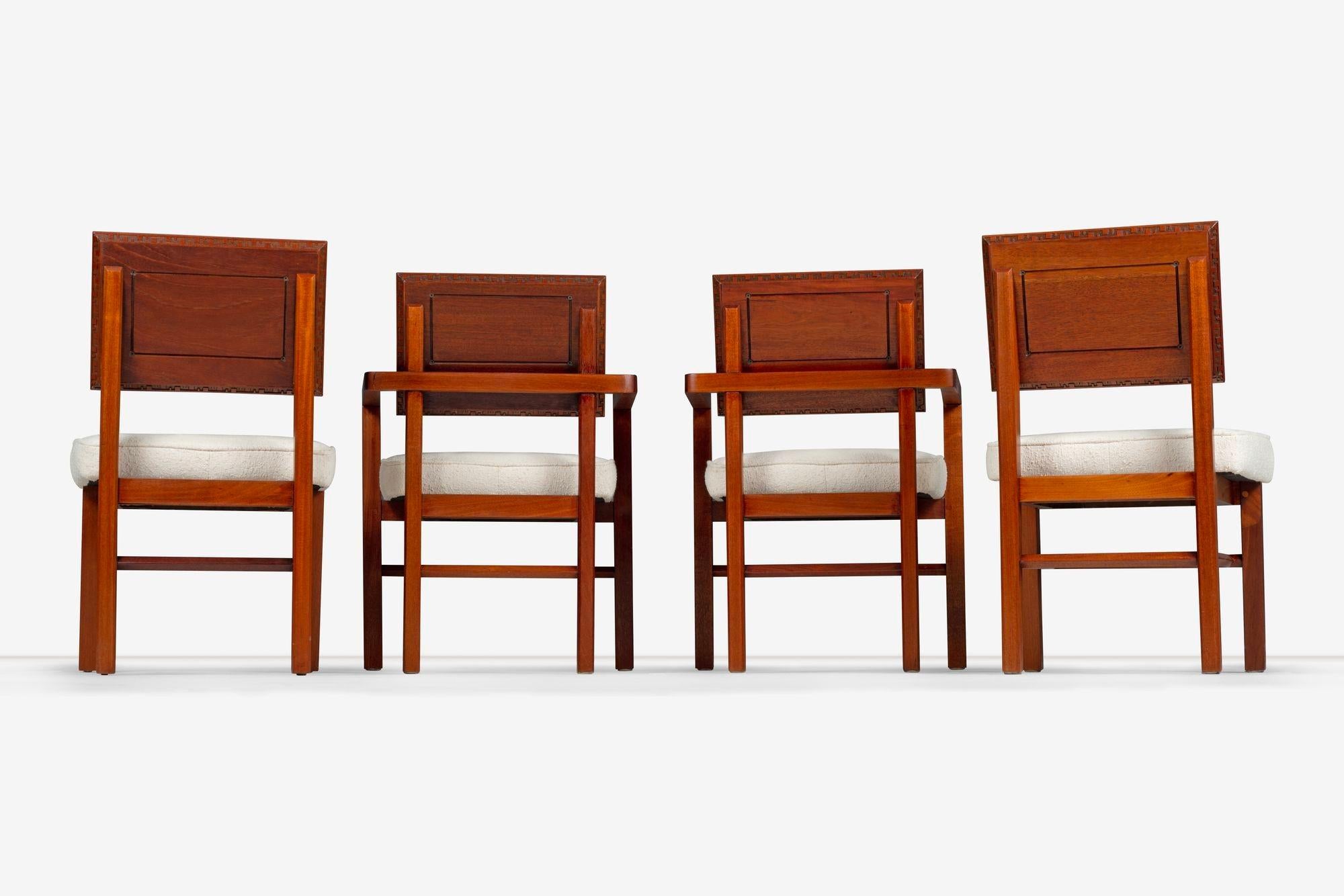 Frank Lloyd Wright, Set of Ten Taliesin Dining Chairs , 1955 For Sale ...