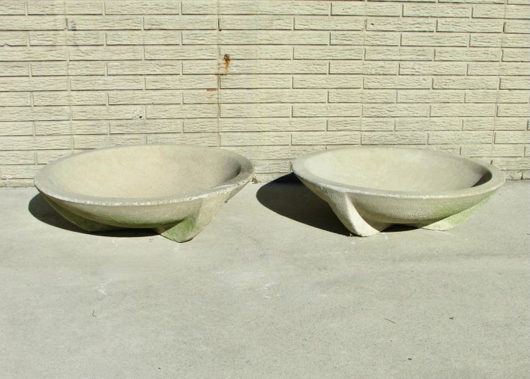 Frank Lloyd Wright Style Arts and Crafts Prairie School Cement Planter ...