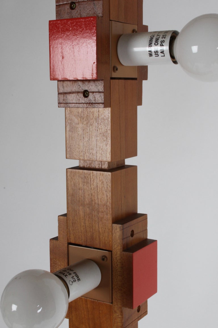 Frank Lloyd Wright Taliesin Floor Lamp in Cherry by Yamagiwa, Model ...