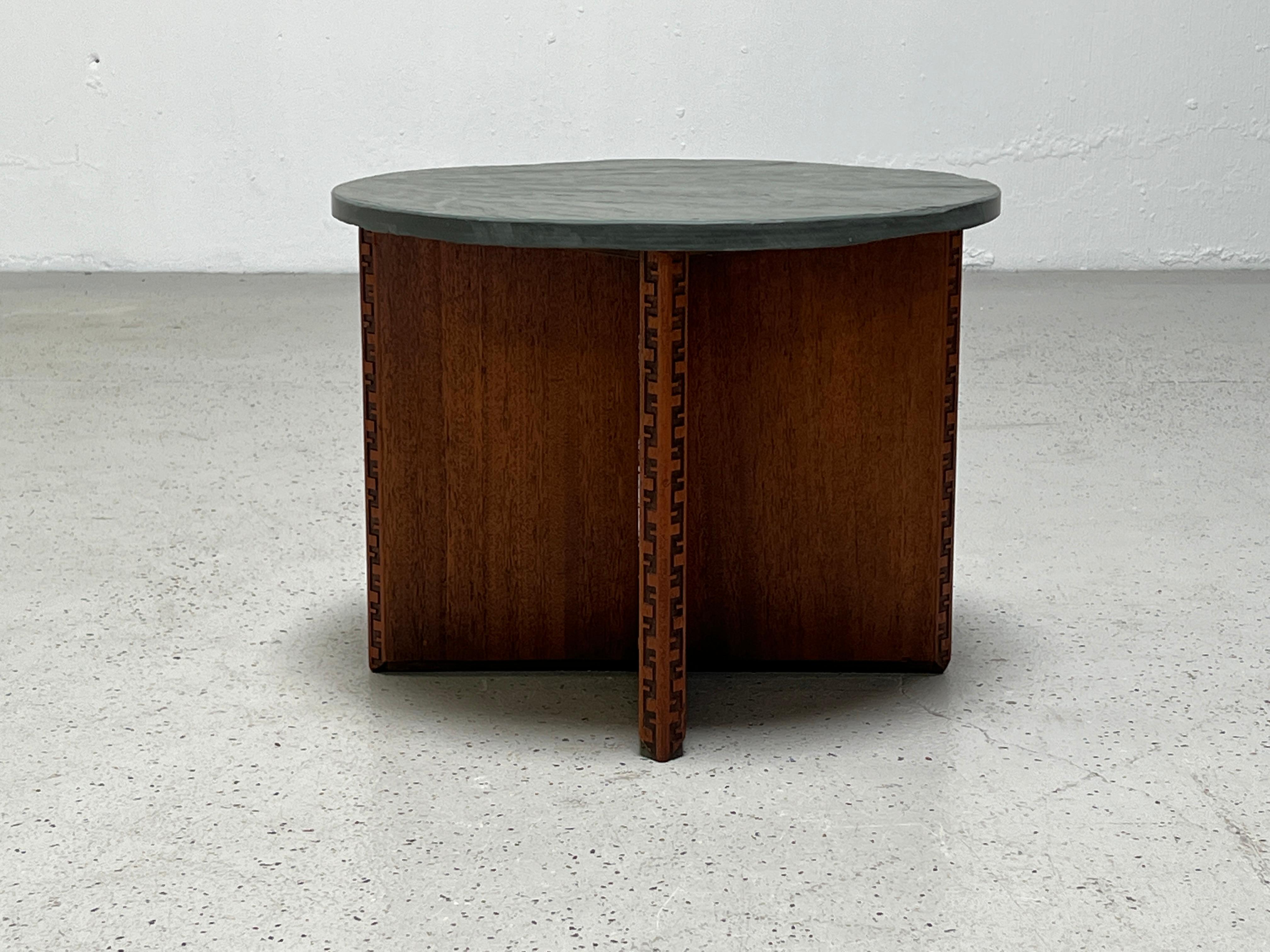 Frank Lloyd Wright "Taliesin" Slate Top Side Table at 1stDibs