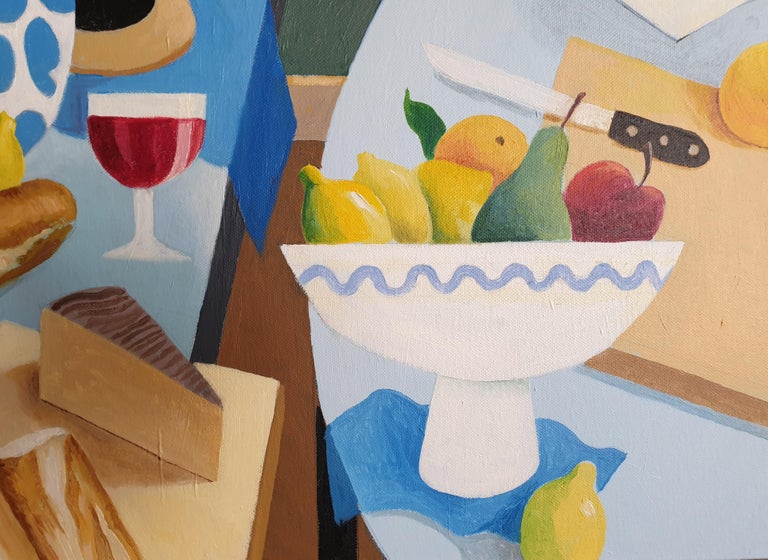 Frank McLean Docherty - 'Petit Déjeuner'. Surrealist Acrylic on Canvas ...