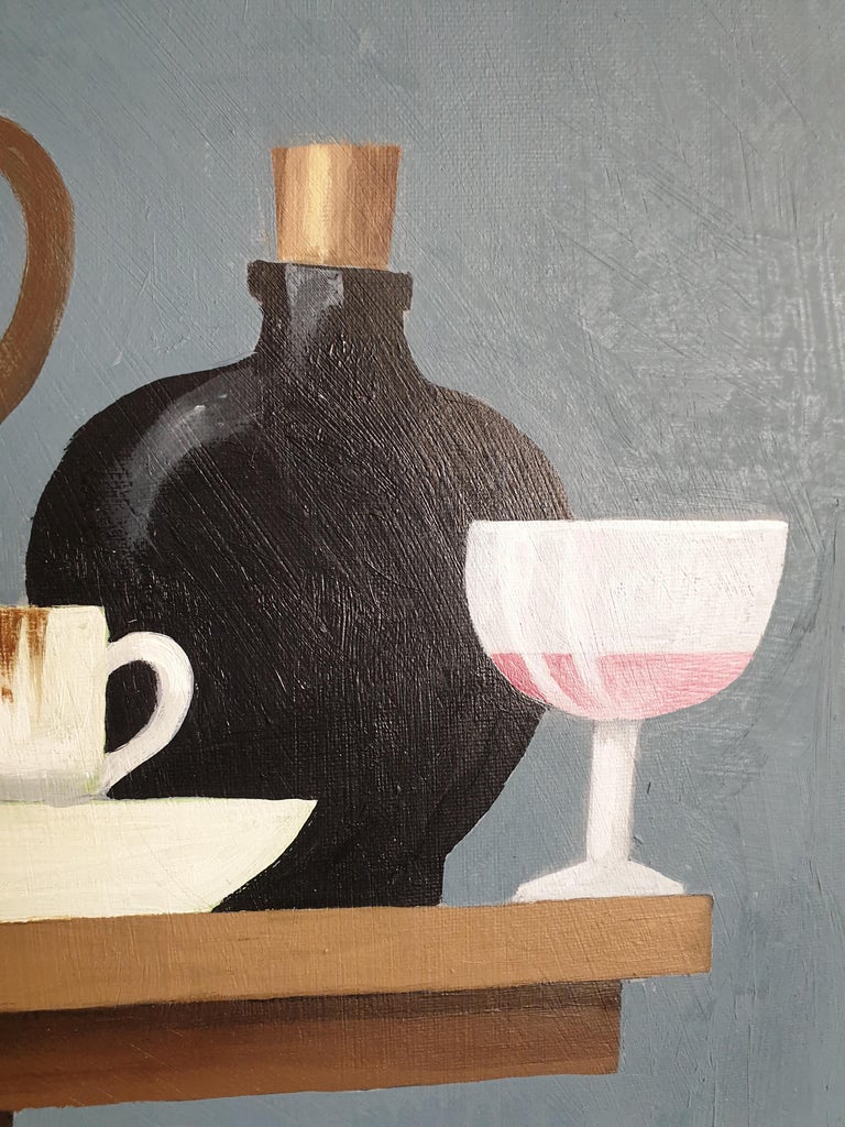 Frank McLean Docherty - 'Bon Appetit!'. Surrealist Acrylic on Canvas ...