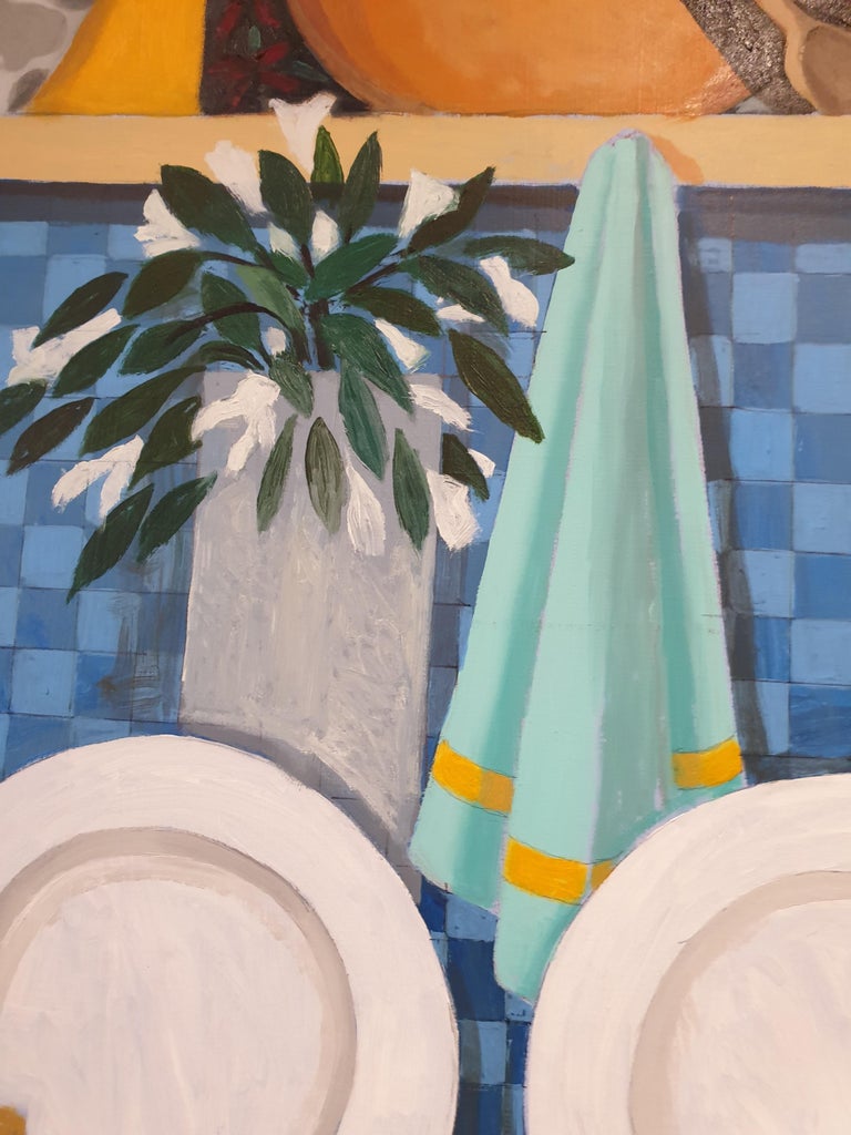 Frank McLean Docherty - 'Kitchen Shelves'. Surrealist Acrylic on Canvas ...