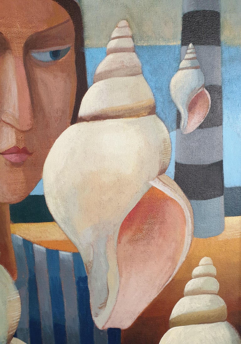 Frank McLean Docherty - 'Life's a Beach!'. Large Surrealist ...